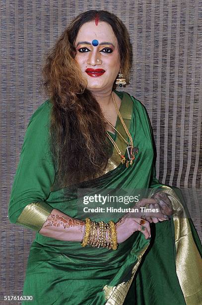 Profile Shoot Of Transgender Rights Activist Laxmi Narayan Tripathi