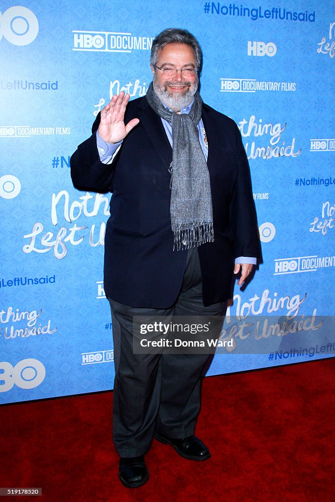 Drew Nieporent Attends The Nothing Left Unsaid Premiere At Time