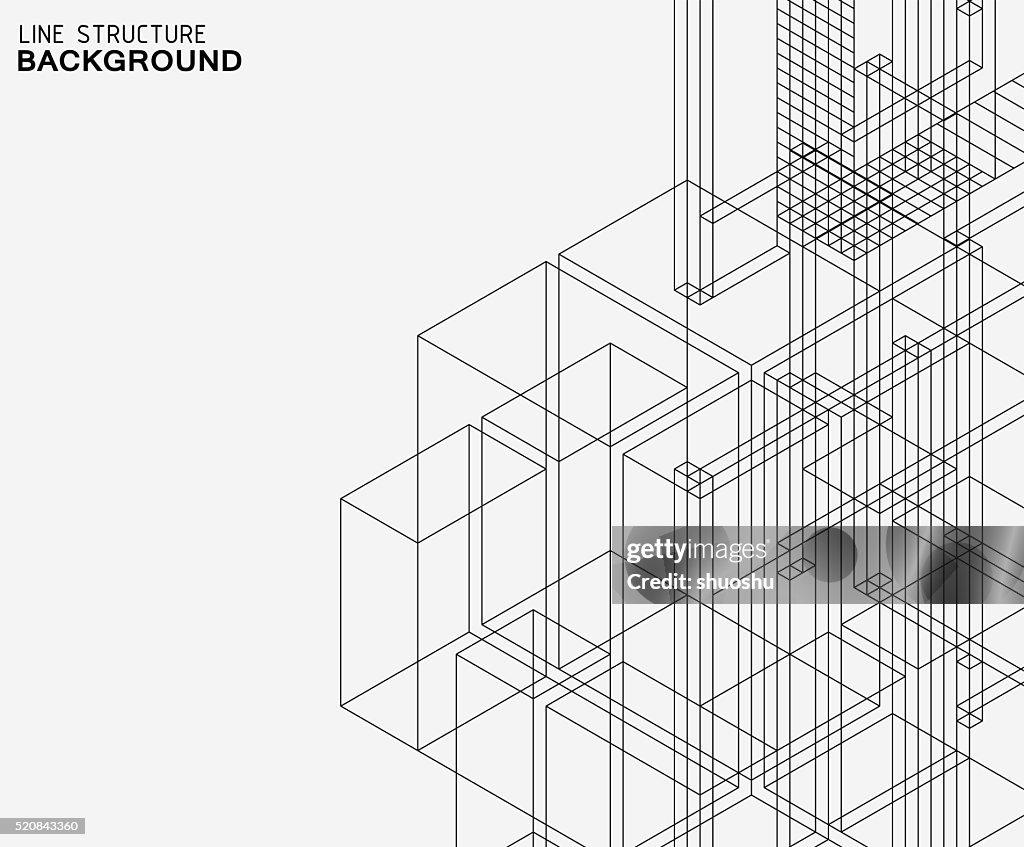 Abstract Line Structure Pattern Background High Res Vector Graphic