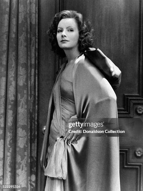 Actress Greta Garbo Poses For A Publicity Still For The Mgm Film The News Photo Getty Images
