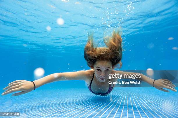 Girl Underwater Holding Breath Photos And Premium High Res Pictures
