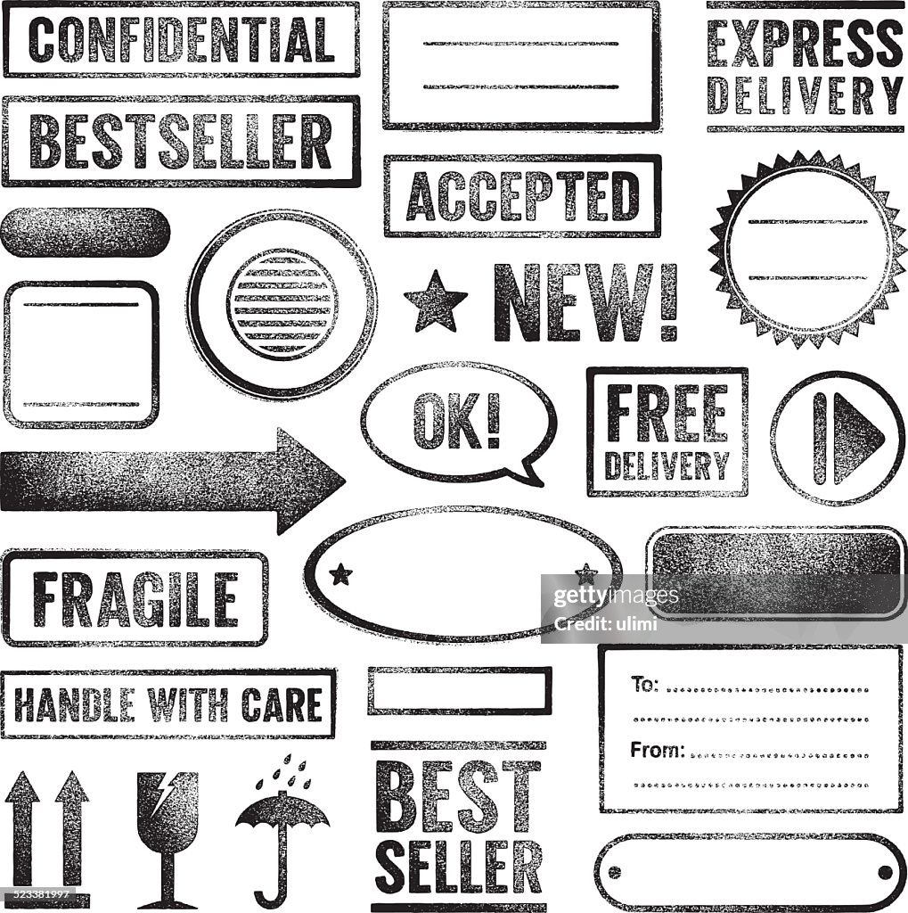 Rubber Stamps High Res Vector Graphic Getty Images