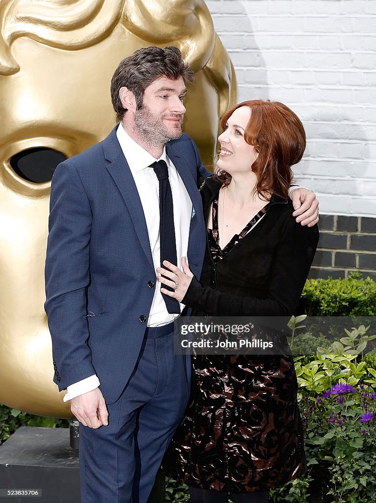 Harry Peacock And Katherine Parkinson Arrive For The British Academy News Photo Getty Images