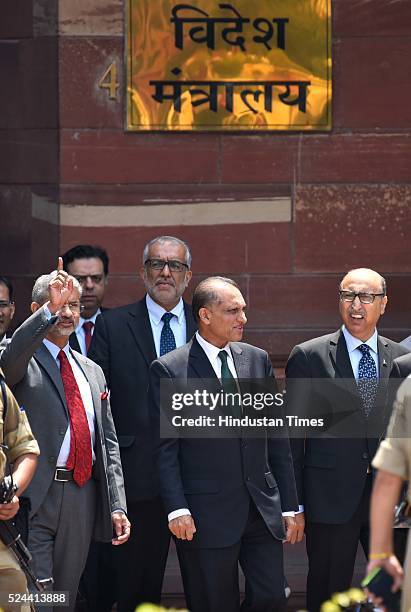 Pakistan Foreign Secretary Aizaz Ahmad Chaudhry Visits India Holds