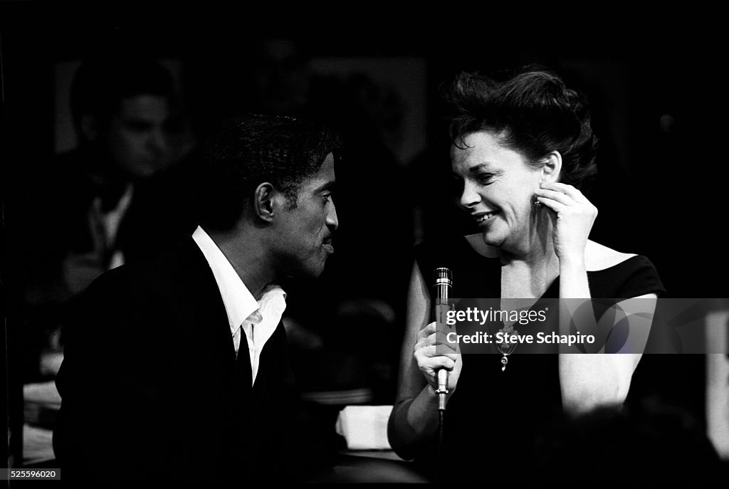 Judy Garland And Sammy Davis Jr At The Copacabana Club News Photo