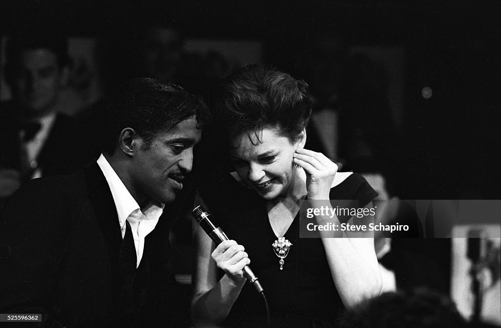 Judy Garland And Sammy Davis Jr At The Copacabana Club News Photo