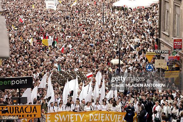 Tens Of Thousands Take Part In Commemorative March And Mass In Krakow ... Tens Of Thousands Take Part In Commemorative March And Mass In Krakow ...
