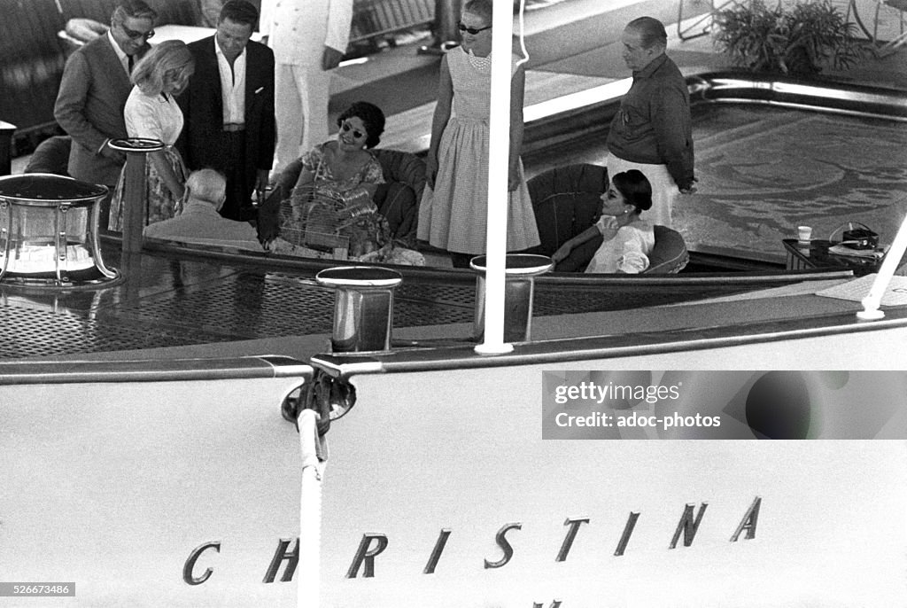 Aristotle Onassis Winston Churchill Maria Callas And Her Husband News Photo Getty Images