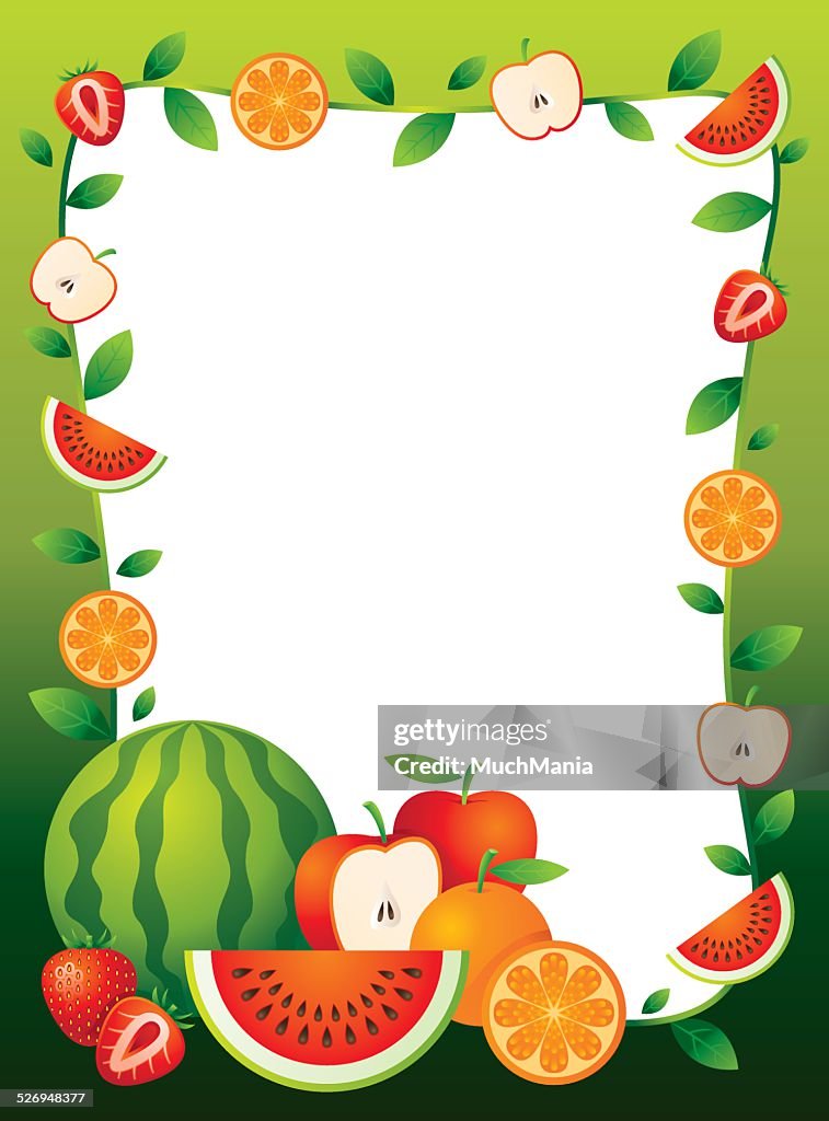 Mixed Fruits Border Frame High-Res Vector Graphic - Getty Images Mixed Fruits Border Frame High-Res Vector Graphic - Getty Images