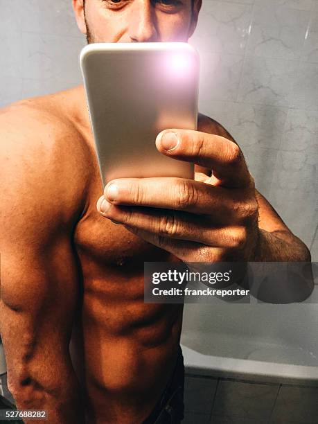 Take Your Shirt Off Stock Fotos Und Bilder Getty Images