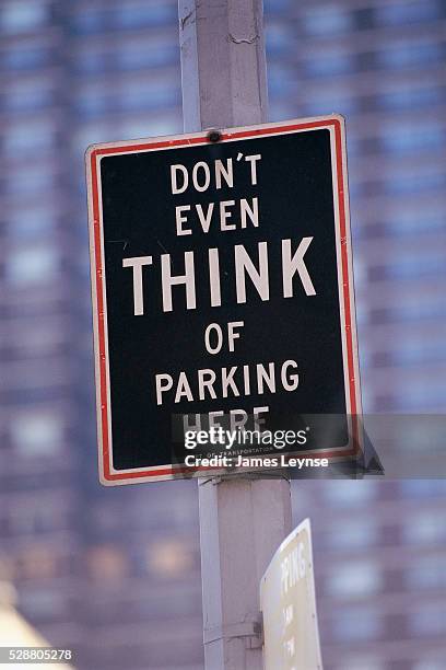 Dont Even Think Of Parking Here Photos and Premium High Res Pictures ... Dont Even Think Of Parking Here Photos and Premium High Res Pictures ...