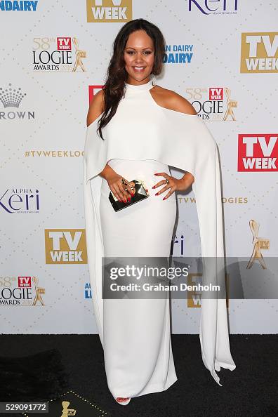 Cian Elyse White Arrives At The 58th Annual Logie Awards At Crown News Photo Getty Images