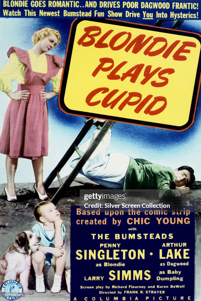 A Lobby Card For Frank R Strayers 1940 Comedy Blondie Plays News