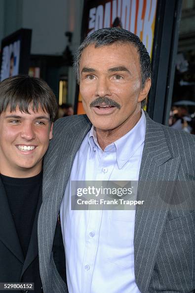 Actor Burt Reynolds And Son Quentin Arrive At The Premiere Of The News Photo Getty Images