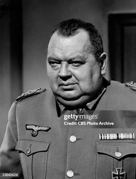 Austrian Film And Television Actor Leon Askin In Costume As General
