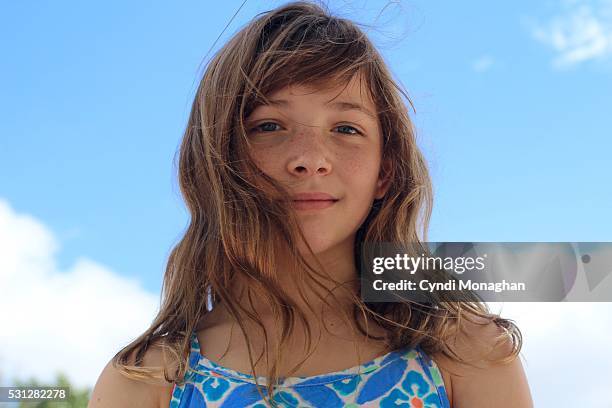 Girl With Brown Hair And Blue Eyes Photos And Premium High Res Pictures Getty Images