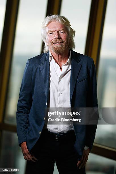 Virgin Group Founder Richard Branson Interview Photos And Premium High