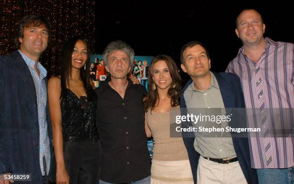 Former Baseball Player Producer Todd Zeile Actress Zoe Saldana