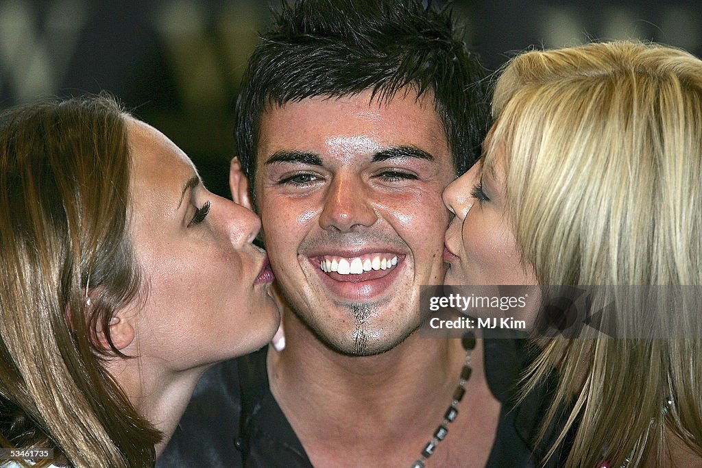 Big Brother Vi Housemates Sam Heuston Anthony Hutton And Orlaith