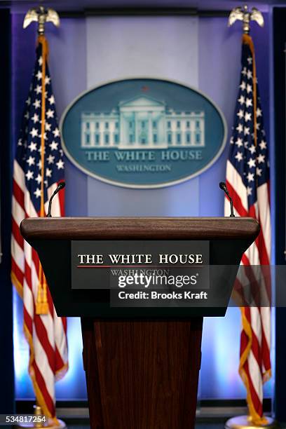 Empty Podium White House Imagens E Fotografias De Stock Getty Images
