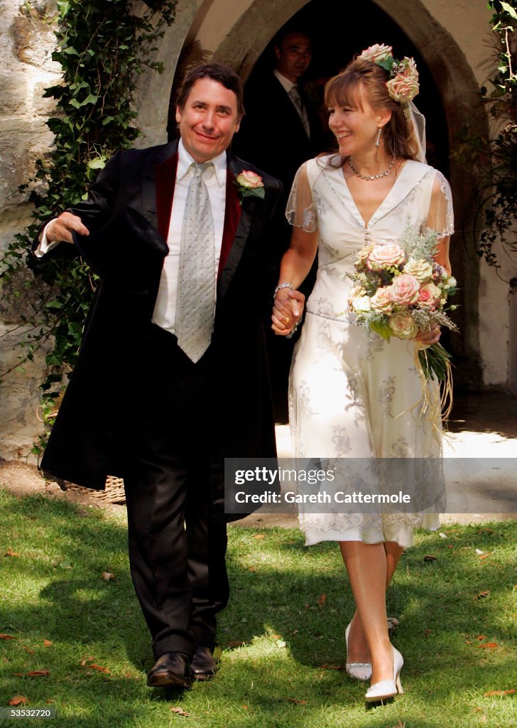 Musician Jools Holland and Christabel McEwen at St James's Church ... Musician Jools Holland and Christabel McEwen at St James's Church ...