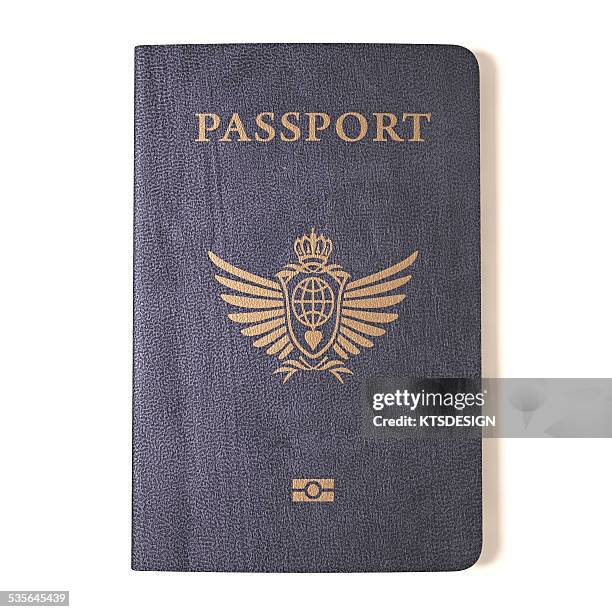 590 Passport On White Background High Res Illustrations Getty Images