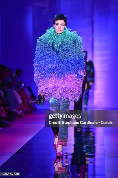 340 Giorgio Armani Prive Runway Paris Fashion Week Haute Couture Fall