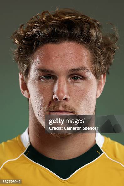 Michael Hooper Of The Wallabies Poses During An Australian Wallabies