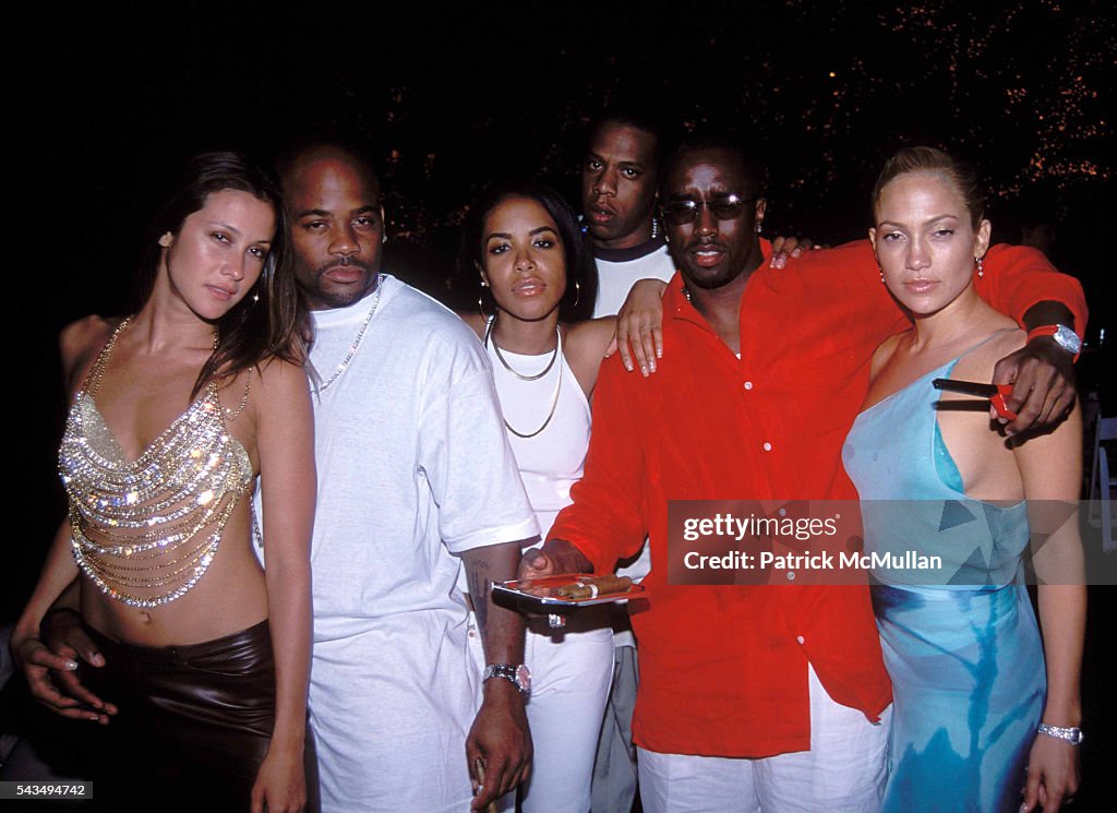 Natane Adcock Damon Dash Aaliyah Jay Z Sean Puff Daddy Combs News Photo Getty Images