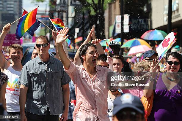 Justin Trudeau Pride Photos And Premium High Res Pictures Getty Images
