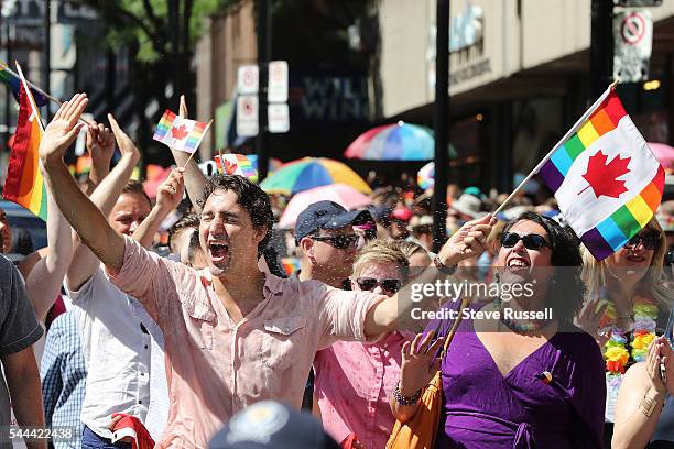 Justin Trudeau Pride Photos And Premium High Res Pictures Getty Images