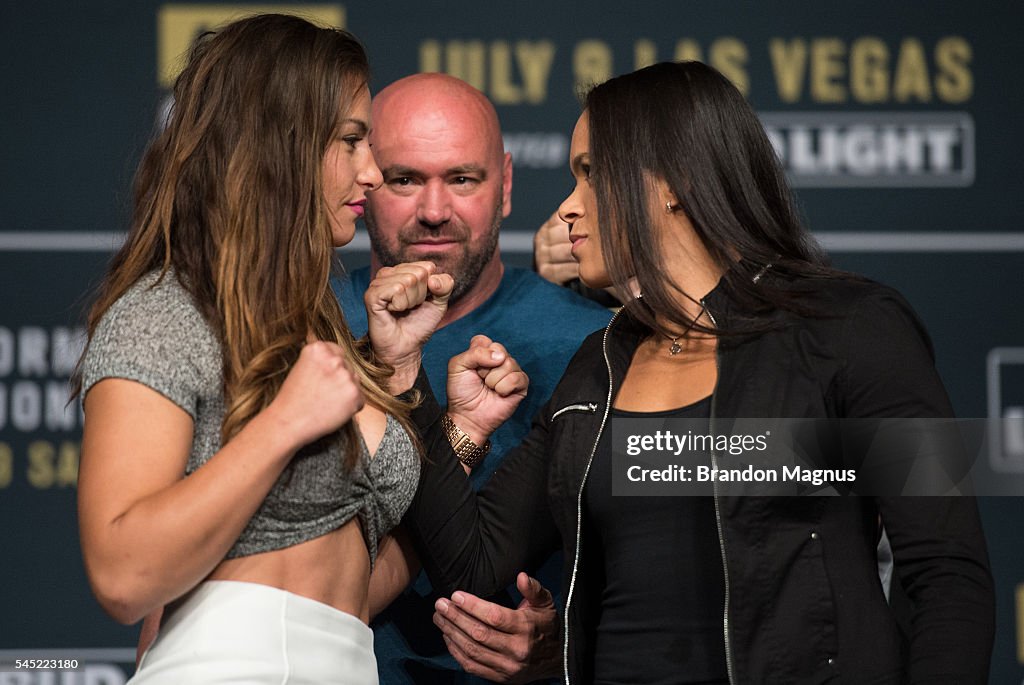 Ufc Bantamweight Champion Miesha Tate And Amanda Nunes Face Off News