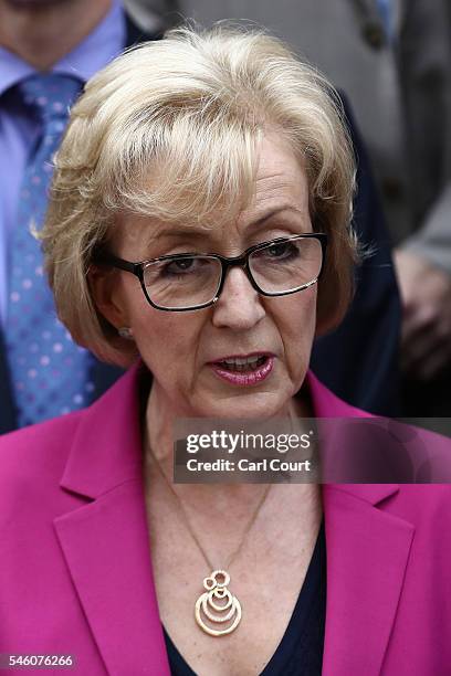 18 Andrea Leadsom Pulls Out Of The Conservative Leadership Race Stock ... 18 Andrea Leadsom Pulls Out Of The Conservative Leadership Race Stock ...