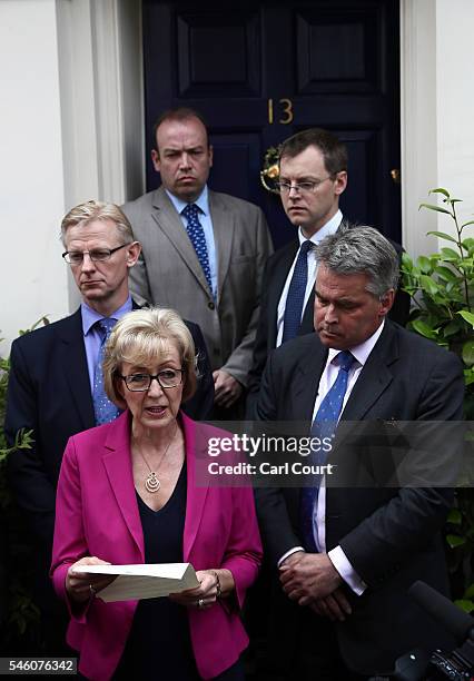 18 Andrea Leadsom Pulls Out Of The Conservative Leadership Race Stock ... 18 Andrea Leadsom Pulls Out Of The Conservative Leadership Race Stock ...