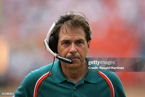 Nick Saban Dolphins Photos and Premium High Res Pictures - Getty Images Nick Saban Dolphins Photos and Premium High Res Pictures - Getty Images