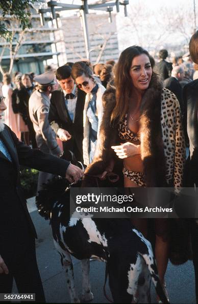 Actress Edy Williams Arrives To The 46th Academy Awards At Dorothy