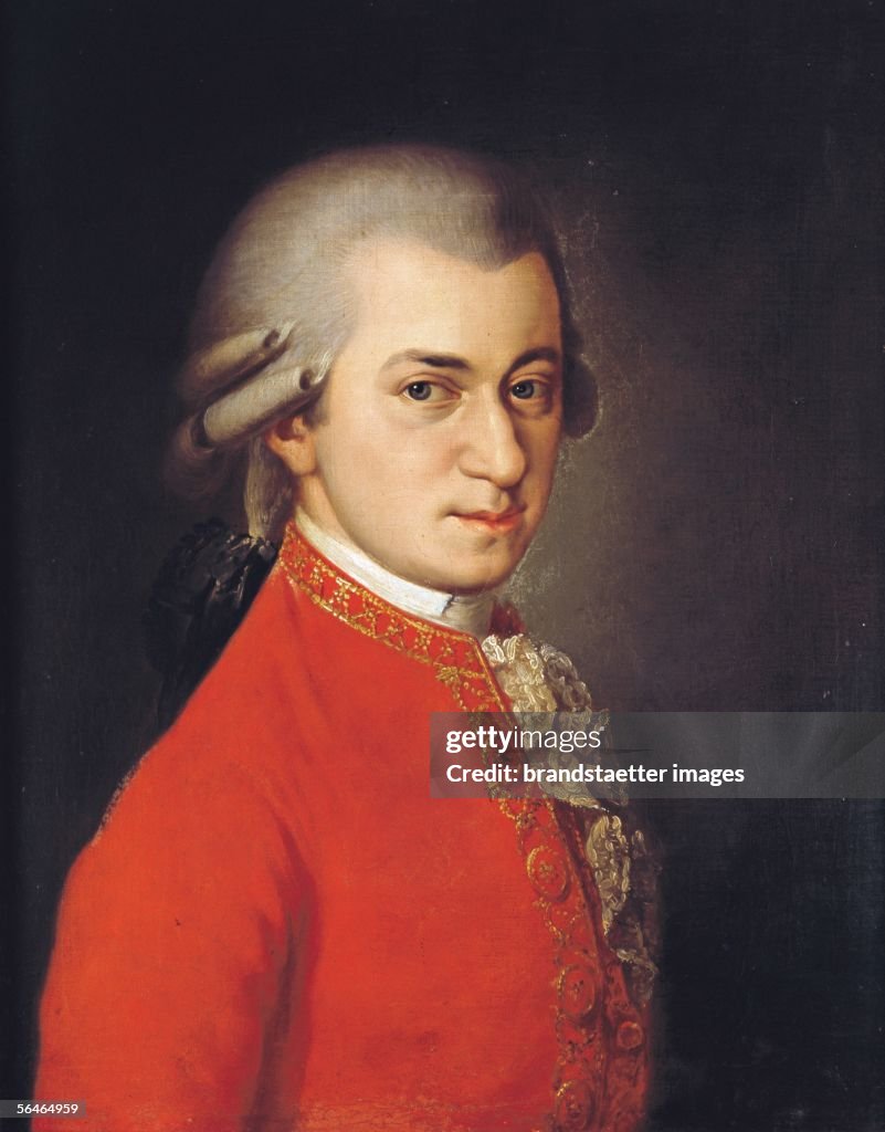 Wolfgang Amadeus Mozart. 1819. Canvas by Barbara Krafft . [Wolfgang ... Wolfgang Amadeus Mozart. 1819. Canvas by Barbara Krafft . [Wolfgang ...