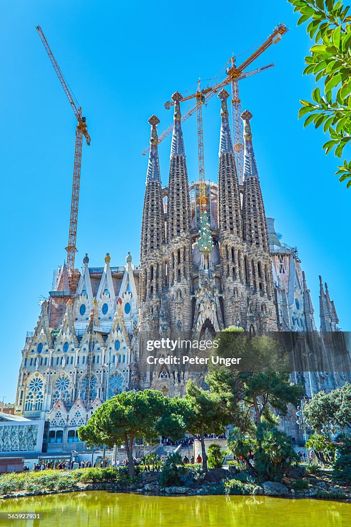 Church Of Sagrada Familia In Barcelona Stock Foto Getty Images