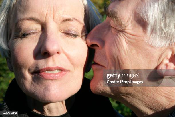 Couple Kissing Lips Photos And Premium High Res Pictures Getty Images