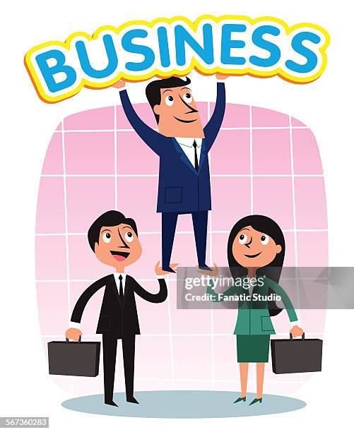 136 Male And Female Coworkers Laughing High Res Illustrations Getty