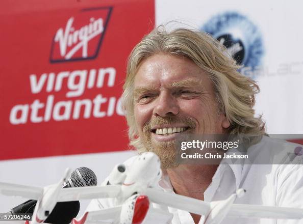 Sir Richard Branson Attends A Press Conference For Virgins New News