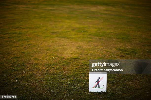 Dont Walk On The Grass Sign Photos and Premium High Res Pictures ... Dont Walk On The Grass Sign Photos and Premium High Res Pictures ...