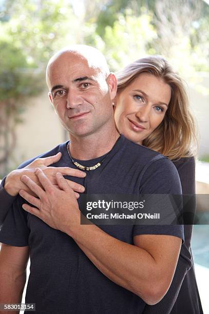 1 281 Steffi Graf Andre Agassi Fotos Und Hochauflösende Bilder Getty