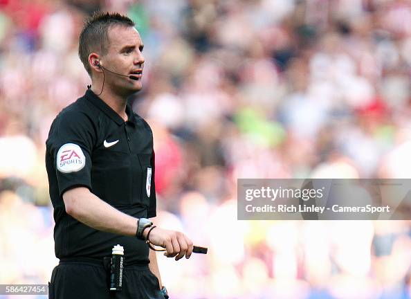 Referee Ross Joyce during the EFL Sky Bet League Two match between ... Referee Ross Joyce during the EFL Sky Bet League Two match between ...
