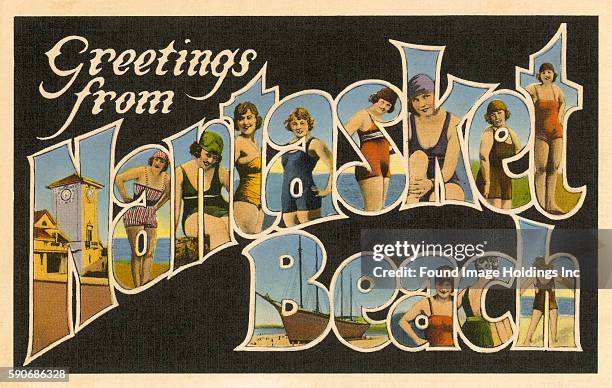 Vintage Beach Bathing Beauties Photos Et Images De Collection Getty