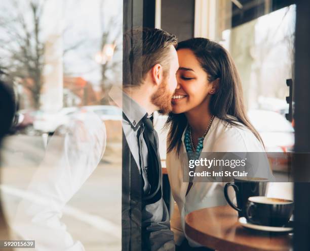Bi Racial Couple Kissing Photos And Premium High Res Pictures Getty Images