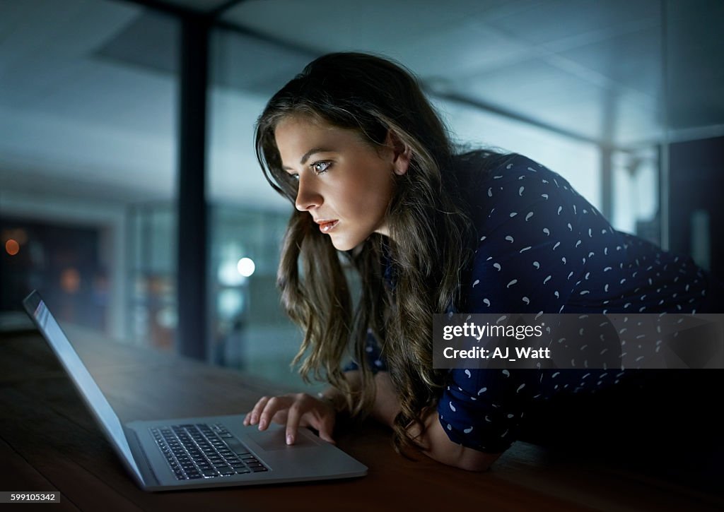 She Wont Stop Working Until She Finds All The Solutions High Res Stock