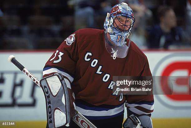 Patrick Roy Avalanche Photos And Premium High Res Pictures Getty Images