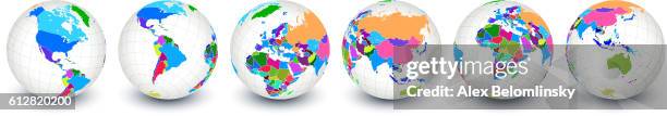 Globe Royalty Free Vector Interface Icon Set World Map High Res Vector
