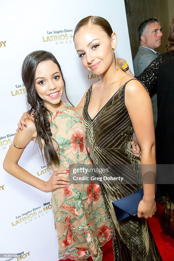 Actors Jenna Ortega And Aimee Carrero Arrive For The 2016 Latinos De News Photo Getty Images